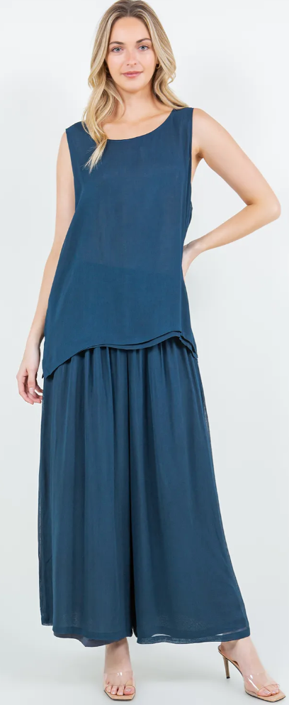 Tank Top and Pants Set Resort Wear Sml-2x+ - sunheartbohoclothing