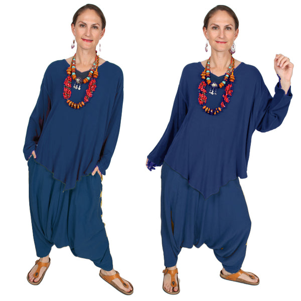 Tienda ho Sharwal Harem Pants Tienda ho Womens Clothing: Moroccan ...